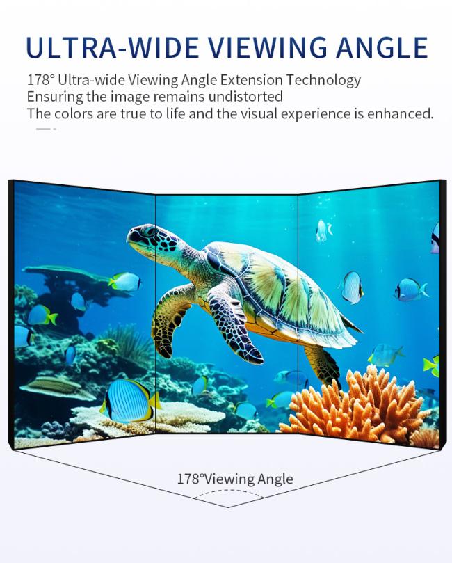 Commercial Events Free Standing Display Narrow Bezel Splicing Screens Video Wall Signage Board Control LCD Video Wall Display