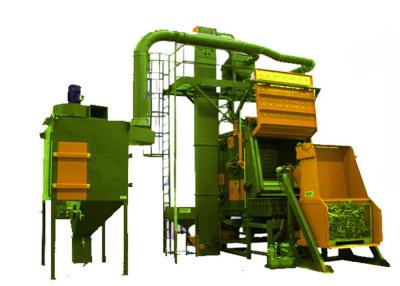 Cina Macchina automatica di granigliatura di Tumblast per il piccolo pezzo in lavorazione della colata, artificiere del colpo della pista di scoppio in vendita