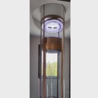 Quality YIMEISITE Circle Elevator Clear Glass For Residential High Rises for sale