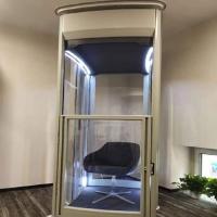 Quality 2 Floor Glass Capsule Elevator For Low Rise Buildings Round Or Abnormity Cabin Shape for sale