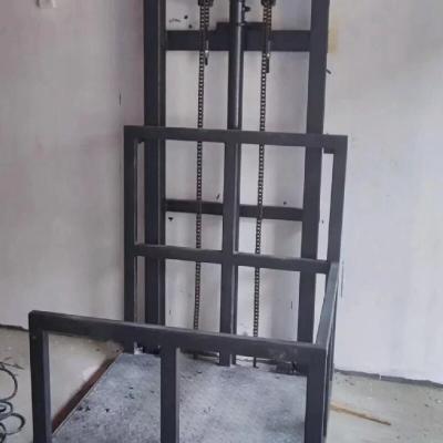 1-12M Lifting Height Steel Power Hydraulic Cargo Lift Elevator PLC Control