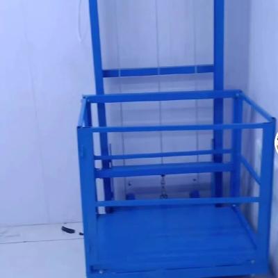 Cargo Lift Elevator With Safety Interlock Protection Hydraulic Freight Lift