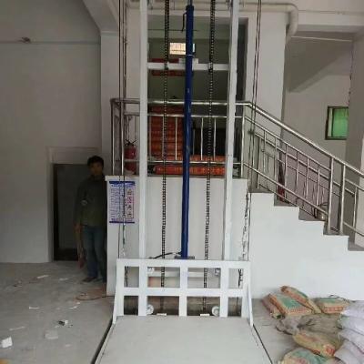 Hydraulic Cargo Lift Platform With Safety Interlock And PLC Control 1-12 Meters