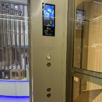 Quality Ultra Quiet Traction Home Elevator With 0.6 M/s Speed And Automatic Sliding Doors for sale