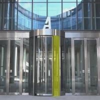Quality Aluminum Alloy Rotating Entrance Door / Gate Thermal Insulation for sale