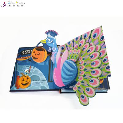 Cina La storia del pop-up dei bambini leggiadramente di colore pieno prenota i libri interattivi di pop-up in vendita