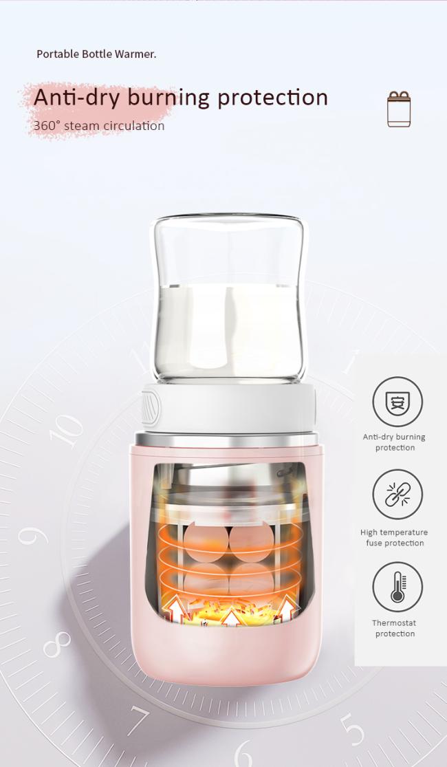 N1S Portable Bottle Warmer temperature display