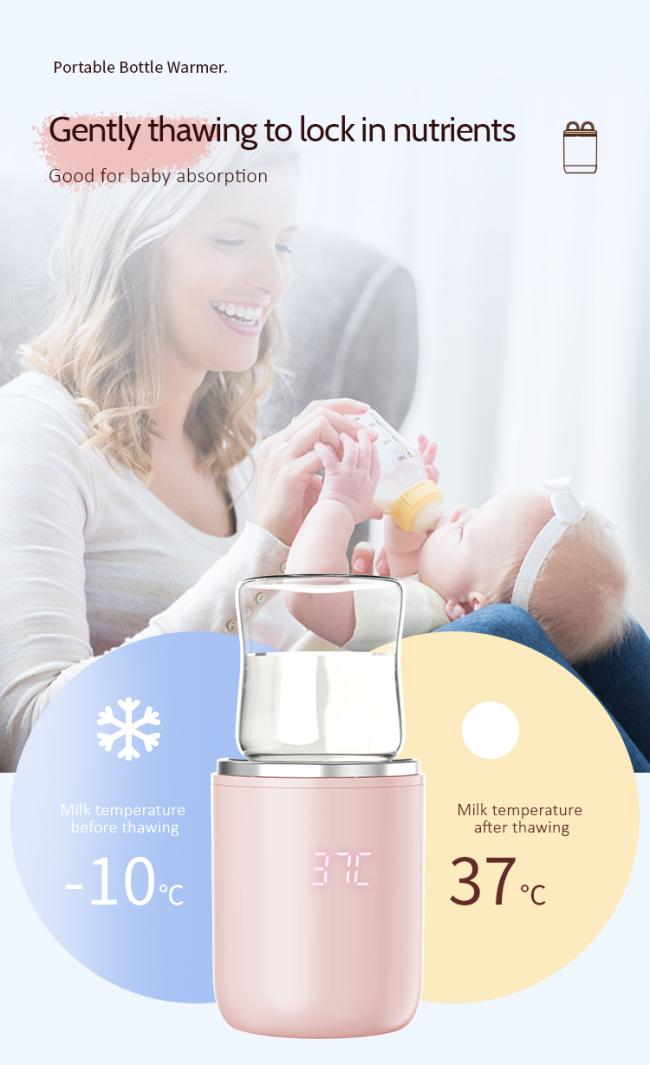 N1S Portable Bottle Warmer night light feature