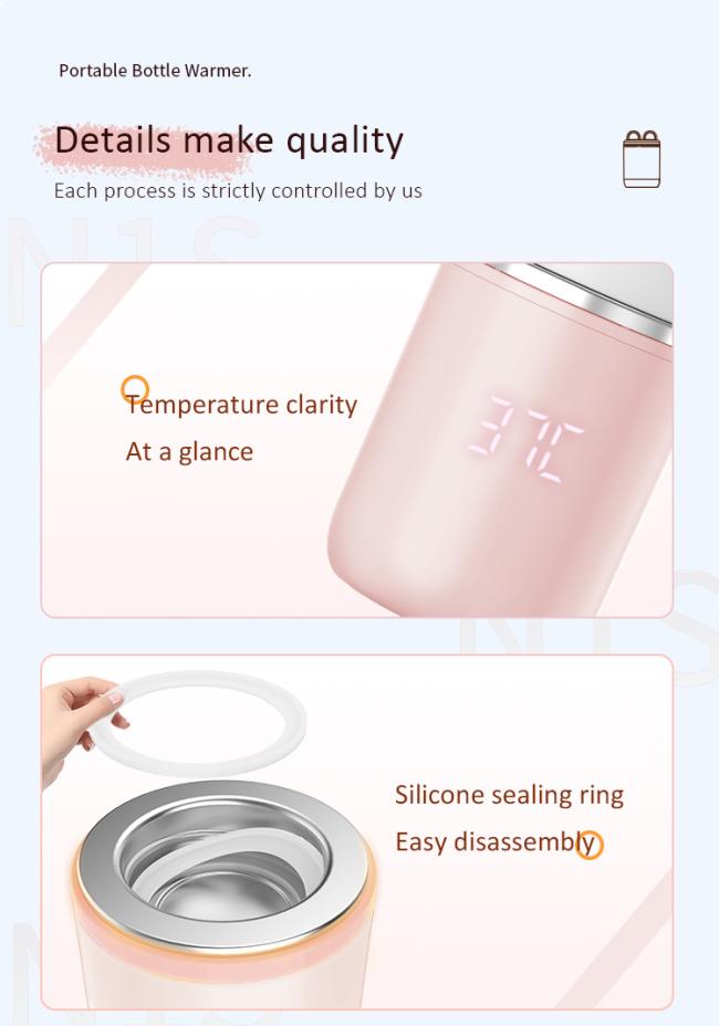 N1S Portable Bottle Warmer size comparison