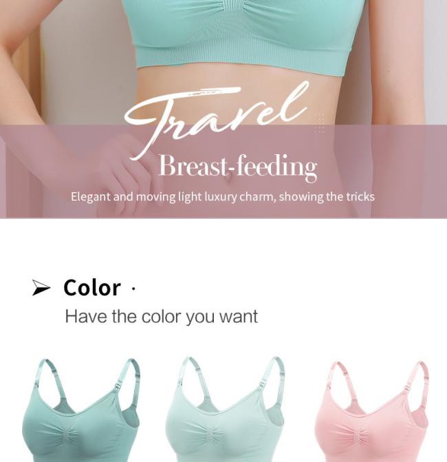 Nursing bra back closure detail