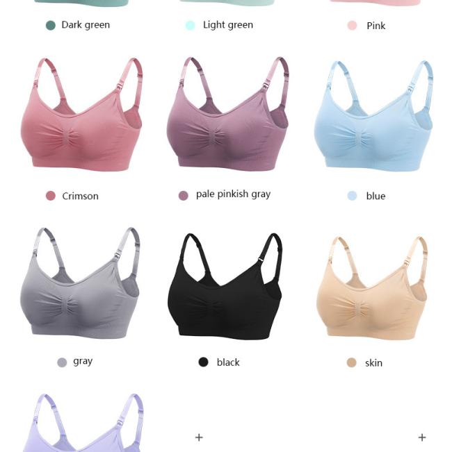 Nursing bra in different color options