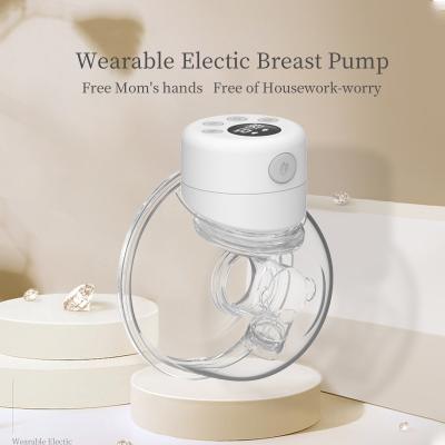 China Electric Wearable Breast Pump Set On The Go Hands Free Pump With Suction Function for sale