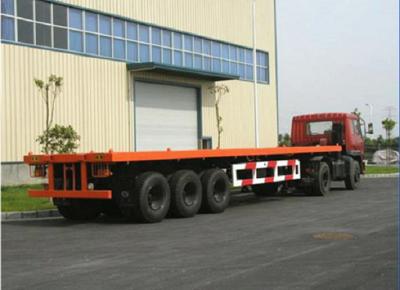 Cina Rimorchio del contenitore della base degli assi 40Ft di prezzo franco fabbrica 3 con gli assi di FUWA e kipin di JOST da vendere in vendita