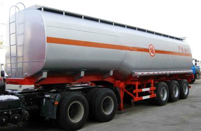 Cina Tre rimorchio dei semi del carro armato del acciaio al carbonio dei comparts 38CBM con gli assi di Fuwa in vendita
