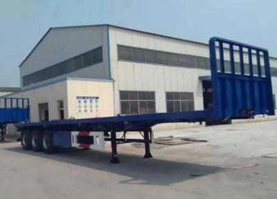 Cina 3 rimorchio a base piatta del contenitore dell'asse 60T con la parete laterale staccabile in vendita