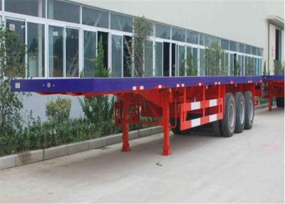 Cina il rimorchio a base piatta del contenitore dell'tri asse per i contenitori di trasporto con la torsione chiude in vendita