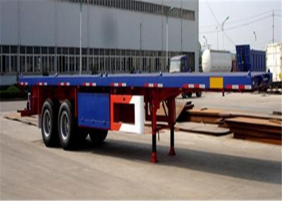 Cina rimorchio a base piatta basso dei semi del sistema di frenatura di 3 ABS degli assi 50ton per trasporto a macchina in vendita