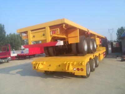 Cina base dell'tri asse rimorchio del trasporto del contenitore da 40 ft con 12 serrature di torsione in vendita