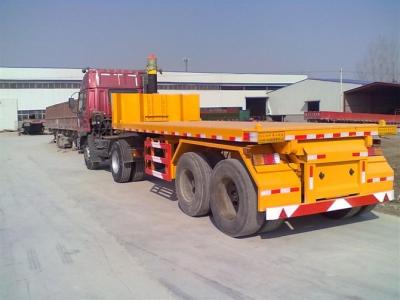 Cina Rimorchio a base piatta di scheletro 28ton 20FT dei semi di trasporto di container 40ft in vendita
