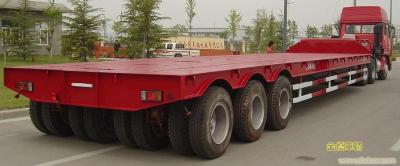 Cina 2/3 rimorchio dei semi del contenitore dell'asse 20/30/40/45ft, RIMORCHIO dell'OEM del telaio del contenitore del rimorchio dei semi del letto piano PER IL CONTENITORE in vendita