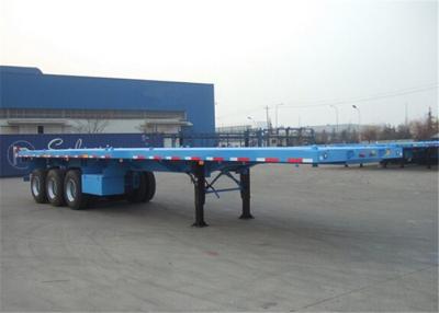 Cina Gradui l'altezza secondo la misura a base piatta del fascio principale 500mm del rimorchio del contenitore di colore blu 12500*2500*1550 in vendita