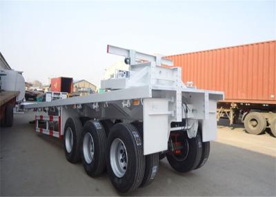 Cina 12R22.5 gomma il rimorchio a base piatta del contenitore 12Pcs con la sospensione meccanica comune in vendita