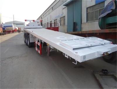 Cina rimorchio a base piatta dei semi del trasporto in container di FUWA dell'asse resistente di marca 3 in vendita