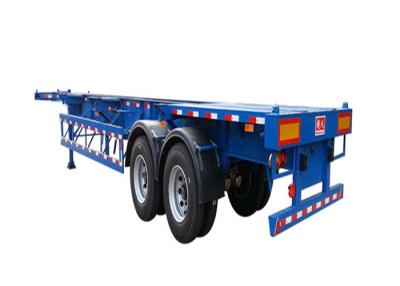 中国 14m 50t 45feet の fuwa の車軸ブランドの骨組容器のトレーラー 販売のため