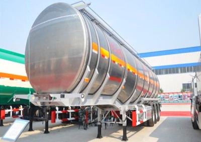 Cina rimorchio di olio combustibile dei semi dell'autocisterna dell'asse del certificato 3 di ADR dell'acciaio inossidabile da vendere in vendita