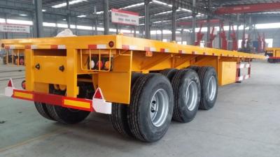 Cina Assi caldi del mercato 3 di Vitenam di vendita 40ft un rimorchio a base piatta da 20 piedi con 4 o 12 serrature di torsione dell'insieme in vendita