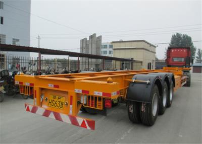 Cina Asse 3 rimorchio di scheletro dei semi del contenitore a base piatta da 45 tonnellate con la serratura 40ft del contenitore in vendita