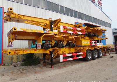Cina CIMC telaio del contenitore 40 piedi di rimorchio di scheletro a base piatta/rimorchio di scheletro dei semi assi di fuwa in vendita