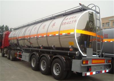 Cina Autocisterna d'acciaio di alluminio 45000 litri della petroliera dei semi del rimorchio del serbatoio di combustibile di rimorchio dei semi in vendita