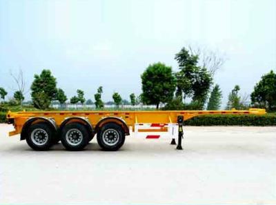Cina La marca di ZHUOWEI meccanica suspen il rimorchio a base piatta del contenitore dell'asse di 13ton Fuwa con il prezzo franco fabbrica da vendere in vendita