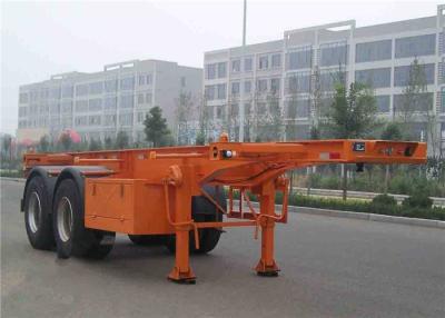 Cina Rimorchio a base piatta del carico del contenitore di scheletro con 3 assi Pin della trazione 90mm/di 50mm in vendita