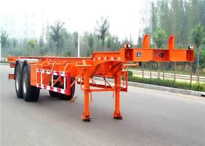 Cina Doppio rimorchio dell'asse di 30 toni rimorchi piani di scheletro della piattaforma da 20 piedi in vendita