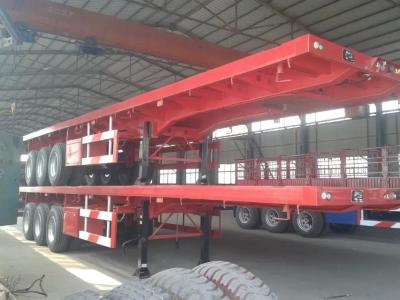 Cina Tre assi Jost di FUWA che atterra il trasporto a base piatta del rimorchio del contenitore della piattaforma di Grear in vendita