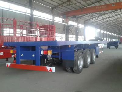 Cina rimorchio a base piatta del contenitore del telaio del contenitore di 40ft 13 tonnellate di capacità dell'asse in vendita