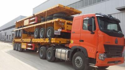 Cina parete capa a base piatta del rimorchio 1200mm dei semi di 13M JOST Kipin con la serratura di torsione in vendita