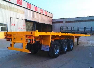 Cina Un contenitore di 12 serrature di torsione che spedisce il rimorchio a base piatta dei semi con 3 assi in vendita