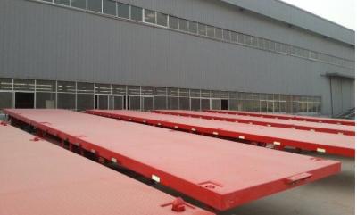 中国 40ft の三車軸交通機関、60T 積載量を進めるための平面容器のトレーラー 販売のため