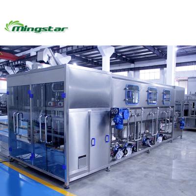China High Speed 600 BPH 5 Gallon 19 Liters Mineral Water Bottle Washing Filling and Capping Machine Price for sale