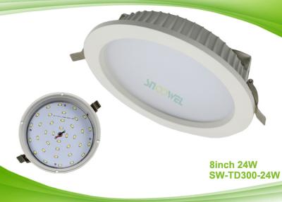 中国 Dimmable IP44 8inch は 5730 5630 SMD SAMSUNG の LED Downlight 24w を欠けます引込めました 販売のため