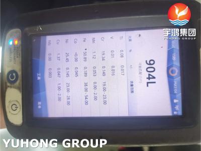 Chine Grand OD tuyau d'acier d'ASTM A312 TP904L, UNS NO8904/1,4539, 100%UT ET ET à vendre