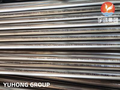 Китай Сварные трубы для теплообменника ASTM A249 TP316L продается