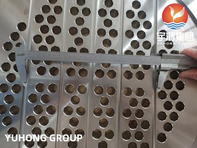 China ASME SA182 F316L SS Baffle Tubesheet For Heat Exchanger , Placa Caldera for sale