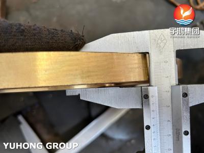 China ASTM B171 C46400 Hoja de tubo fija Componente esencial para intercambiadores de calor en venta