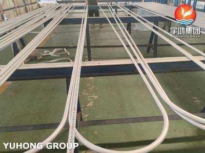 China 304L Tubos de acero inoxidable sin costura U Bend ASME SA213 TP304L Aplicaciones para intercambiadores de calor en venta