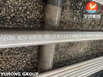 Cina ASTM A335 / ASME SA335 P5 Tubo in lega di nichel senza saldatura per servizio ad alta temperatura in vendita