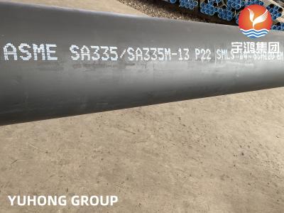Cina ASTM A335 P22 Tubi per caldaie in acciaio in lega senza saldatura per progetti di raffinazione in vendita